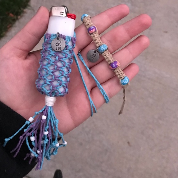 Mystical Boheme | Accents | Macrame Lighter Leash Handmade Personalized ...